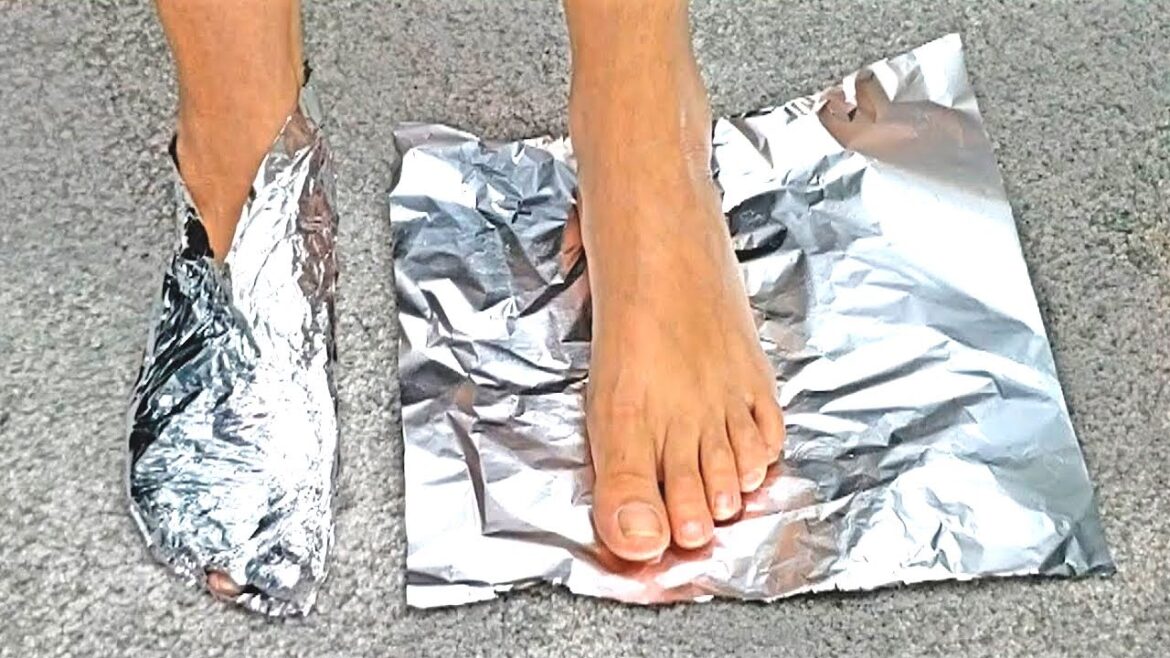 Wrap Aluminum Foil Around Your Feet And Watch What Happens!